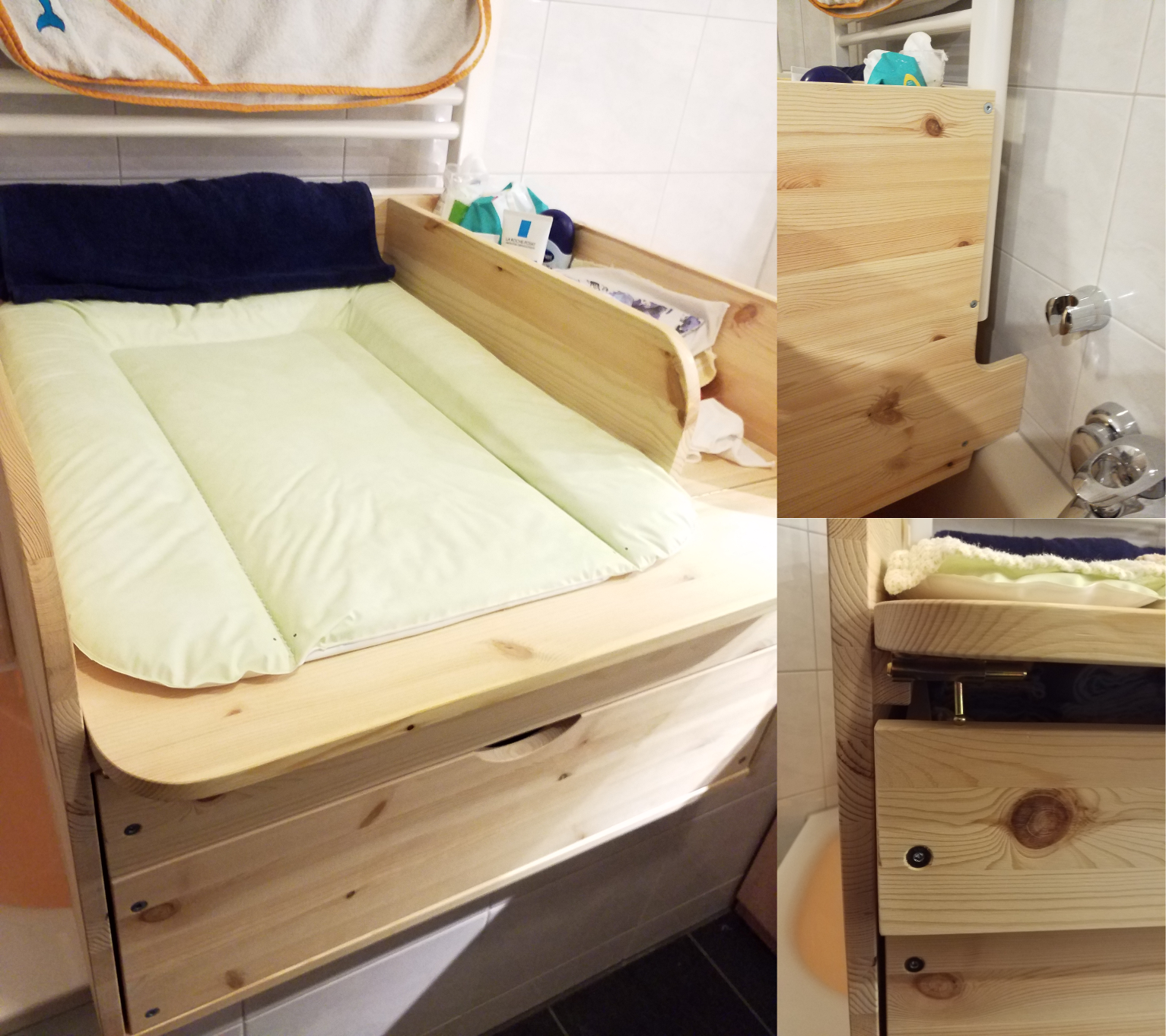 Wickelaufsatz Badewanne Holz Selber Bauen